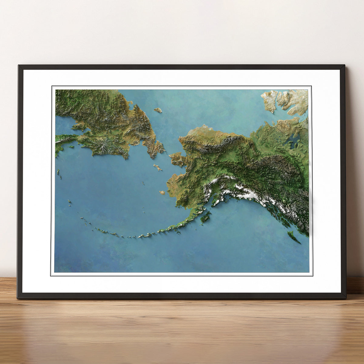 Alaska Imagery Shaded Relief – Visual Wall Maps Studio