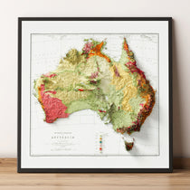 Geological Map of Australia (c.1873) – Visual Wall Maps Studio