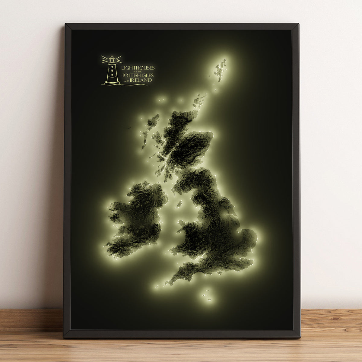 Lighthouses of the British Isles and Ireland – Visual Wall Maps Studio
