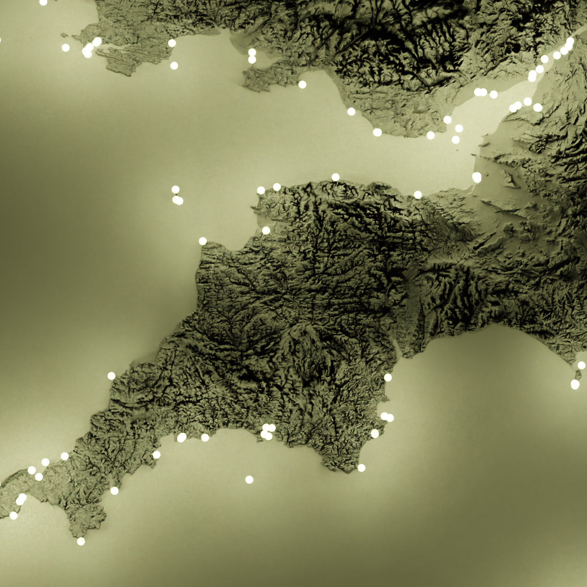 Lighthouses of the British Isles and Ireland – Visual Wall Maps Studio