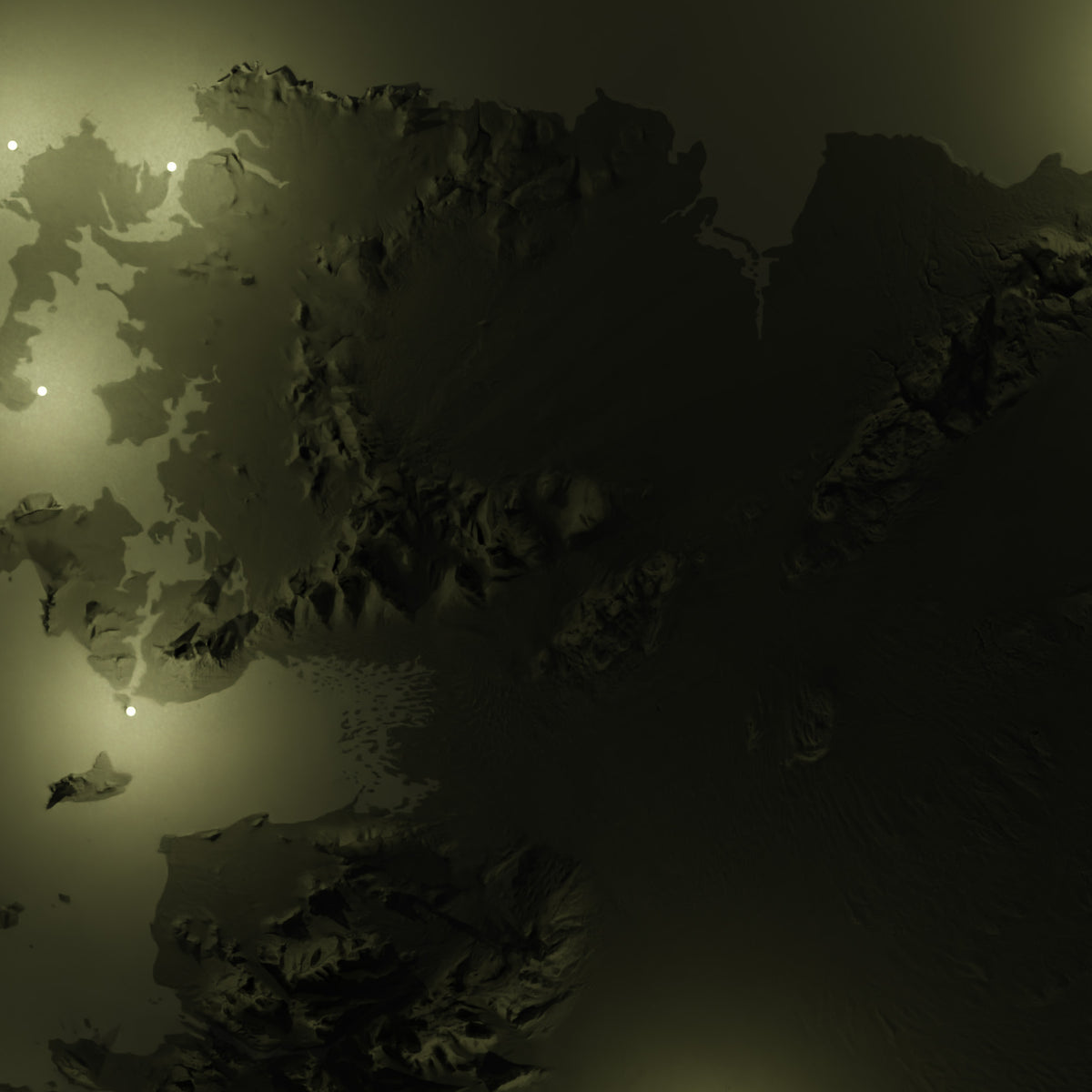 Lighthouses of Ireland – Visual Wall Maps Studio