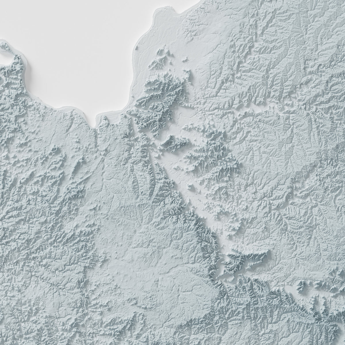 Kentucky Shaded Relief – Visual Wall Maps Studio