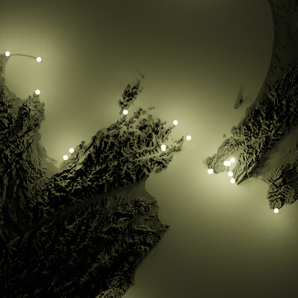 Lighthouses of New Zealand – Visual Wall Maps Studio