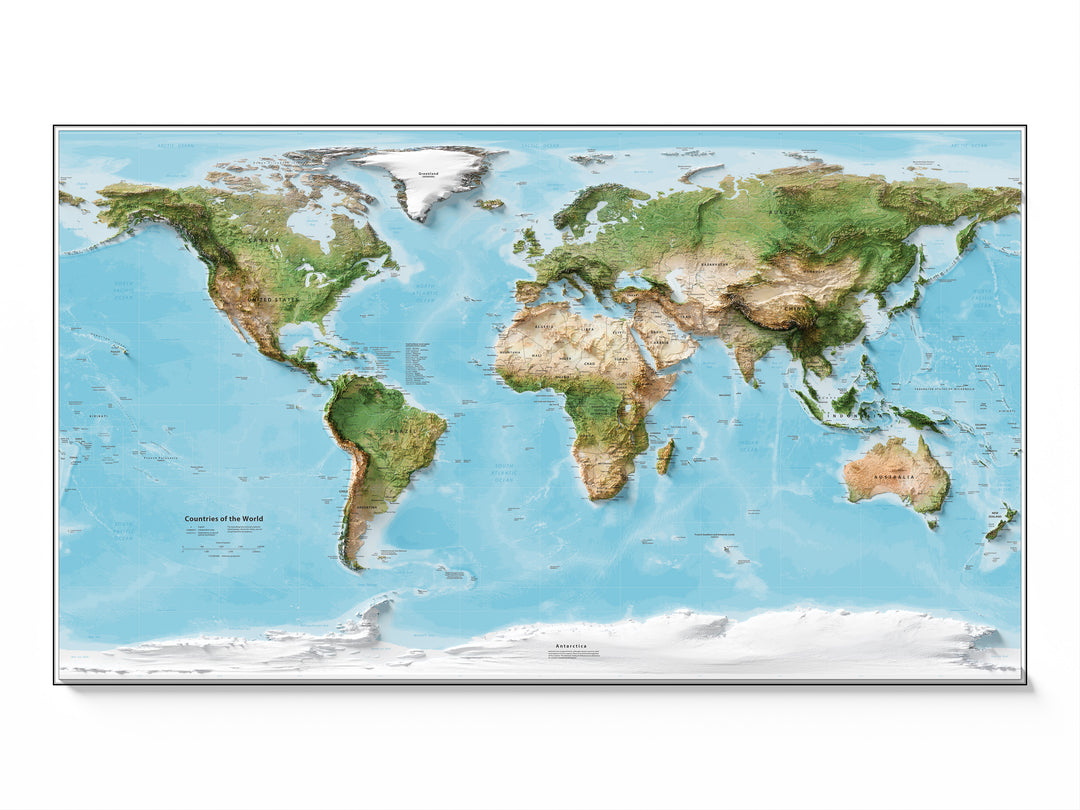 Countries of the World Map – Visual Wall Maps Studio