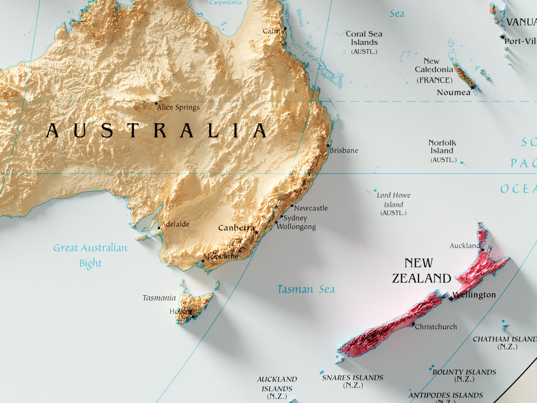 Political Map of the World – Visual Wall Maps Studio