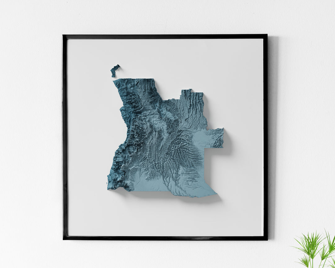 WALL MAPS – Tagged "Angola"– Visual Wall Maps Studio