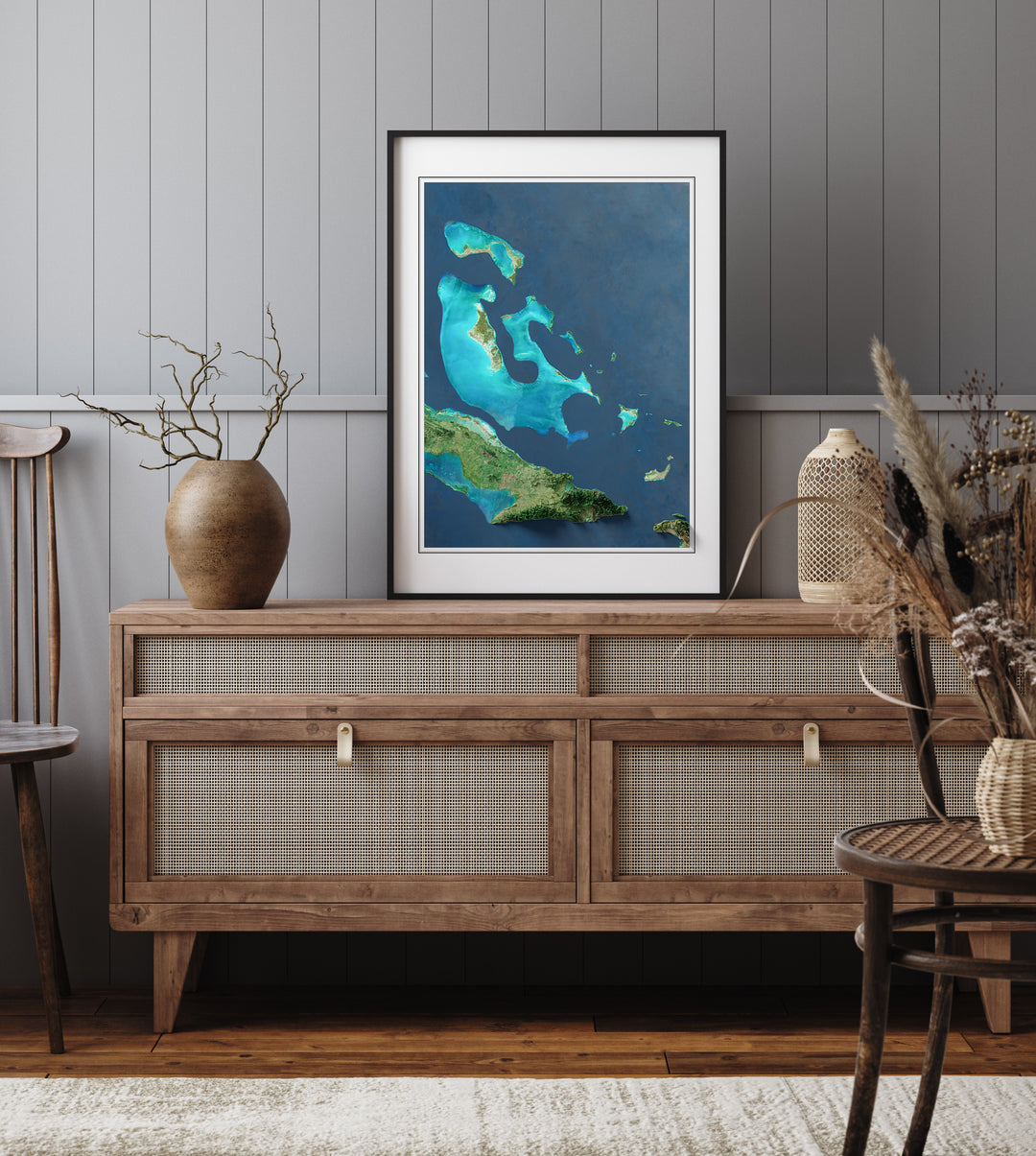 The Bahamas Imagery Shaded Relief – Visual Wall Maps Studio