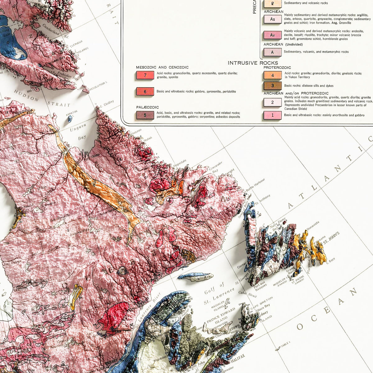 Canada Geology – Visual Wall Maps Studio
