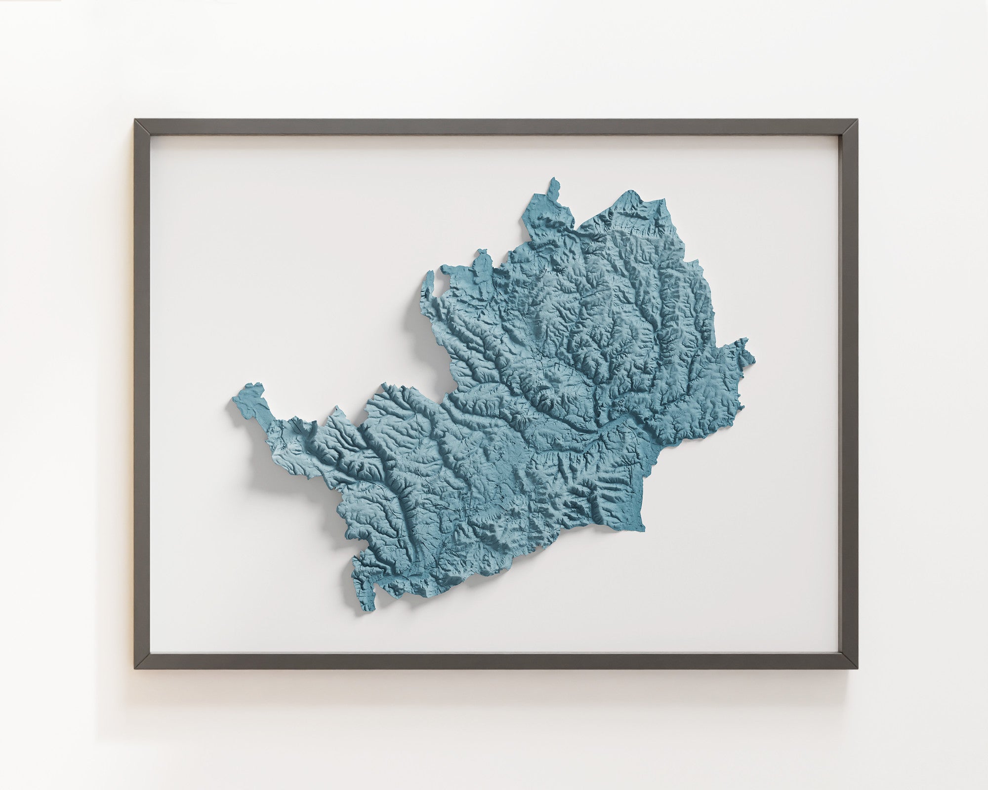 Hertfordshire County Shaded Relief – Visual Wall Maps Studio