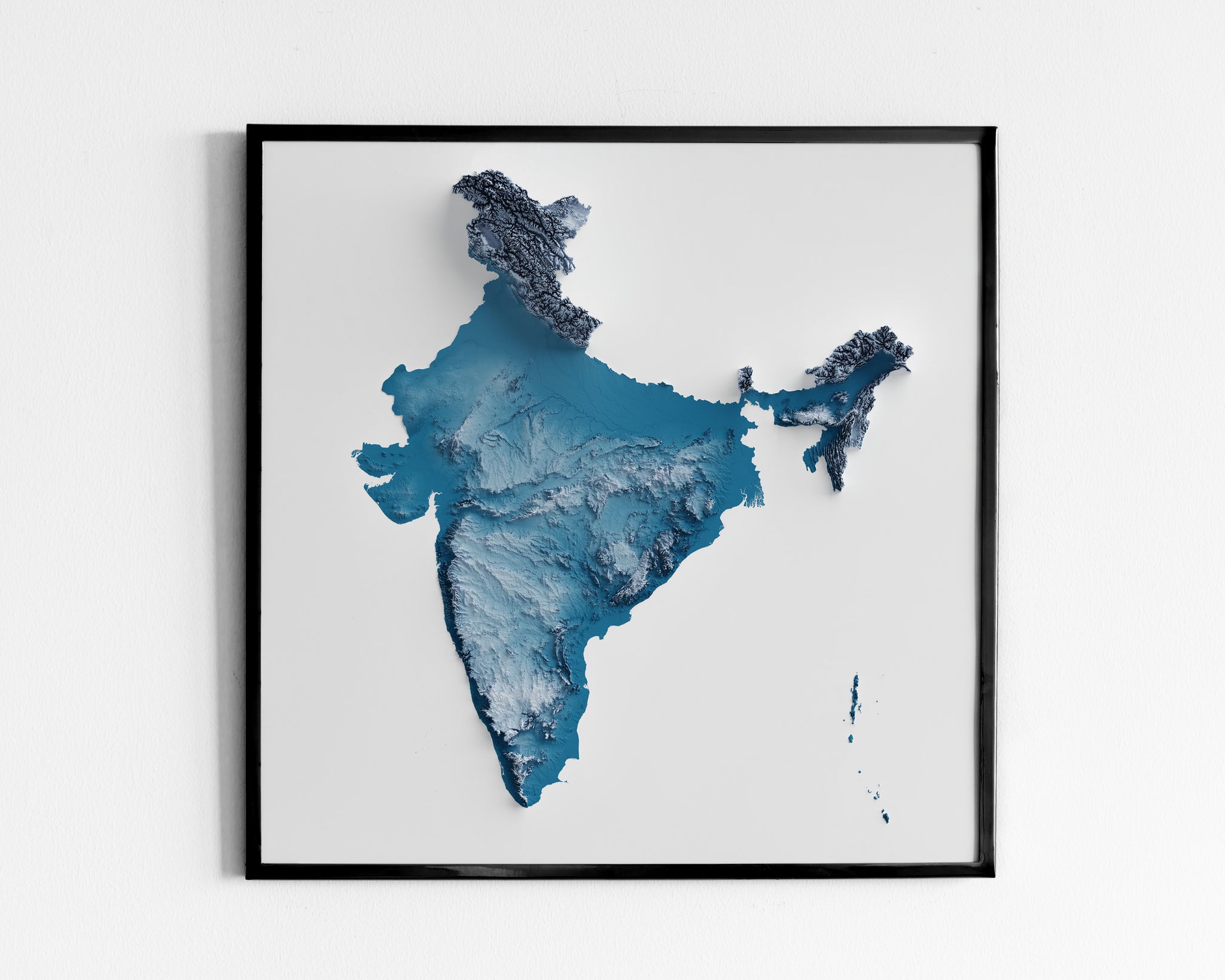 India Shaded Relief (5 Variations) – Visual Wall Maps Studio