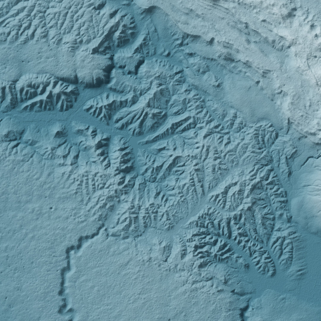 Istria Shaded Relief – Visual Wall Maps Studio