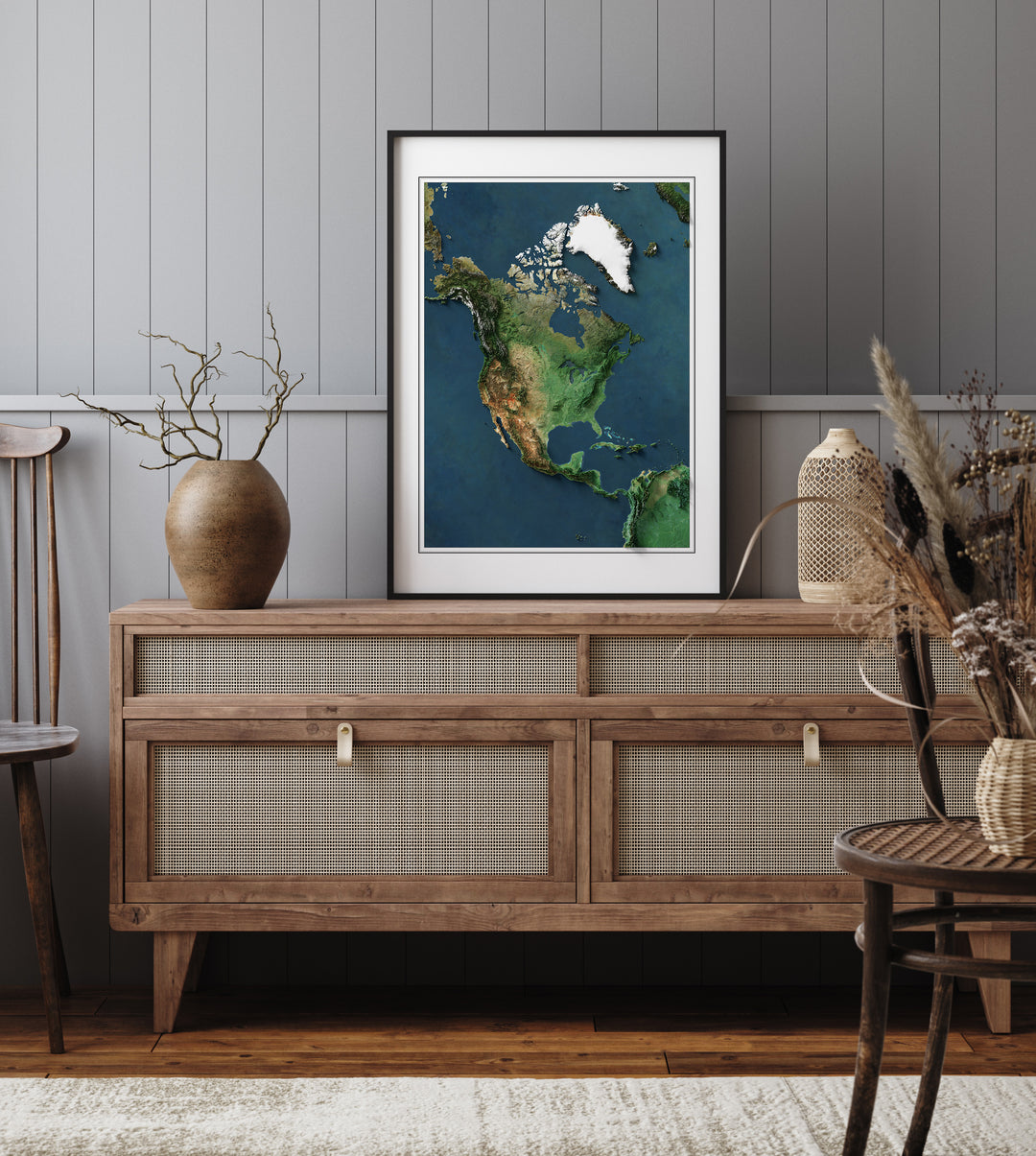 North America Imagery Shaded Relief – Visual Wall Maps Studio