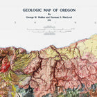 Geological Map of Oregon – Visual Wall Maps Studio
