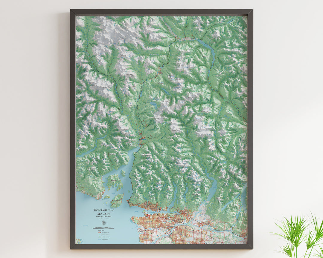 Modern Topographic Maps – Visual Wall Maps Studio