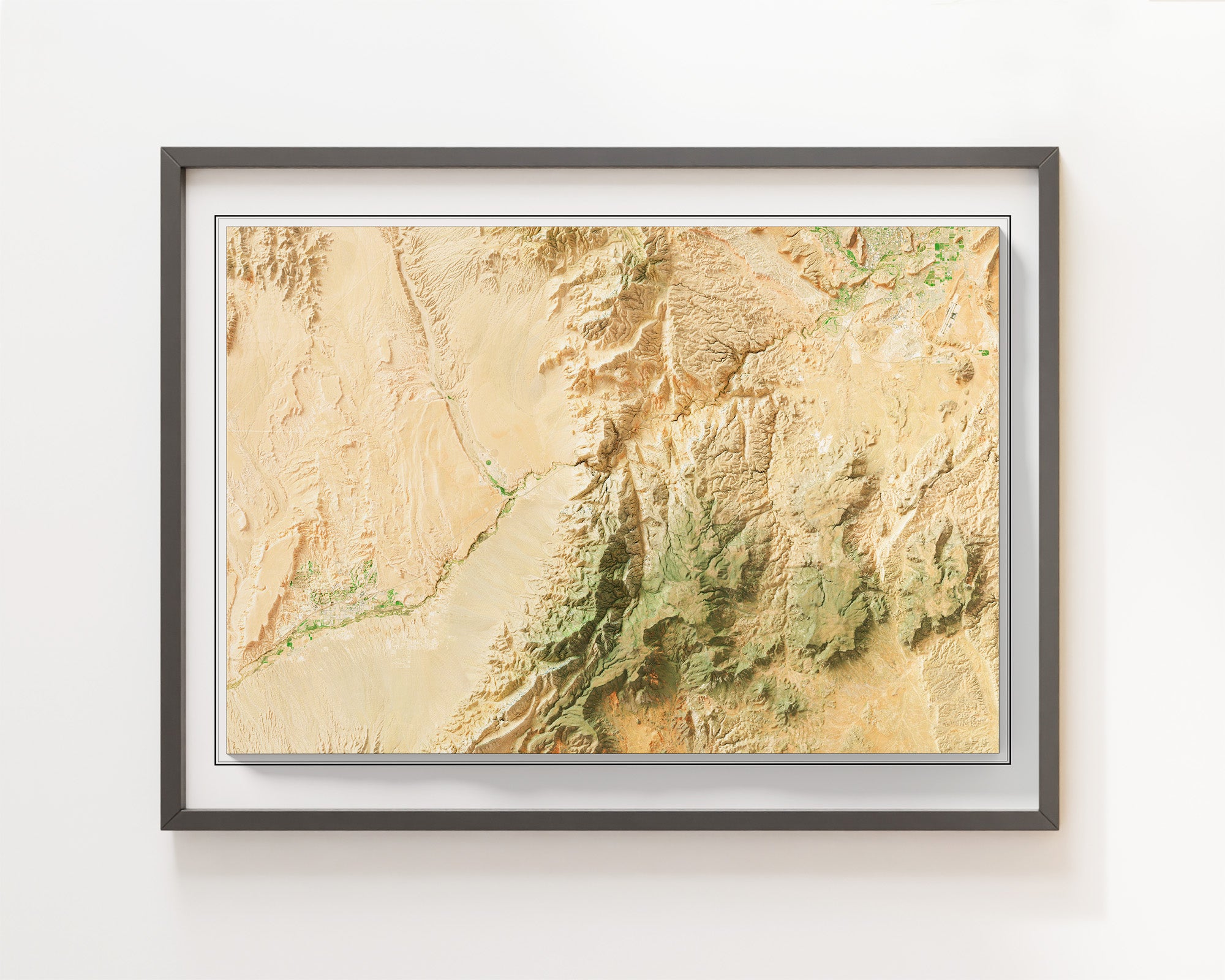 Virgin River, Arizona Imagery Shaded Relief – Visual Wall Maps Studio