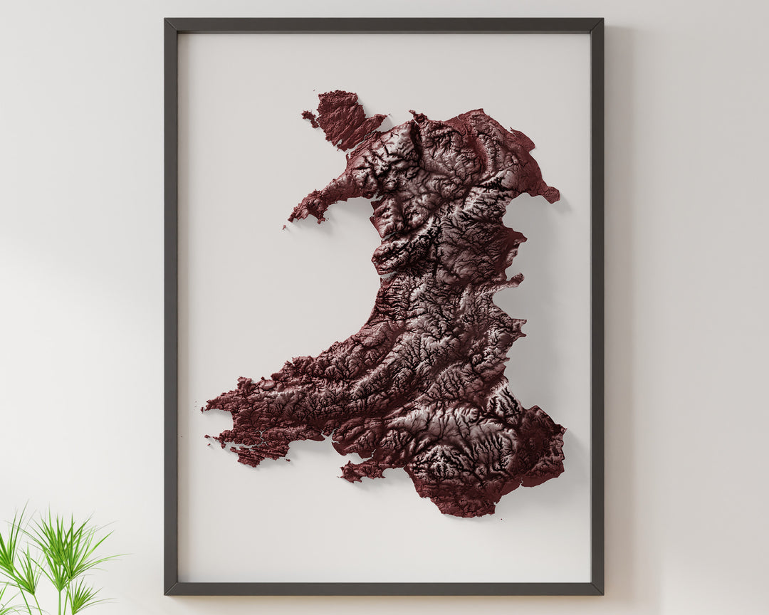 Modern Shaded Relief Maps – Tagged "UK"– Visual Wall Maps Studio